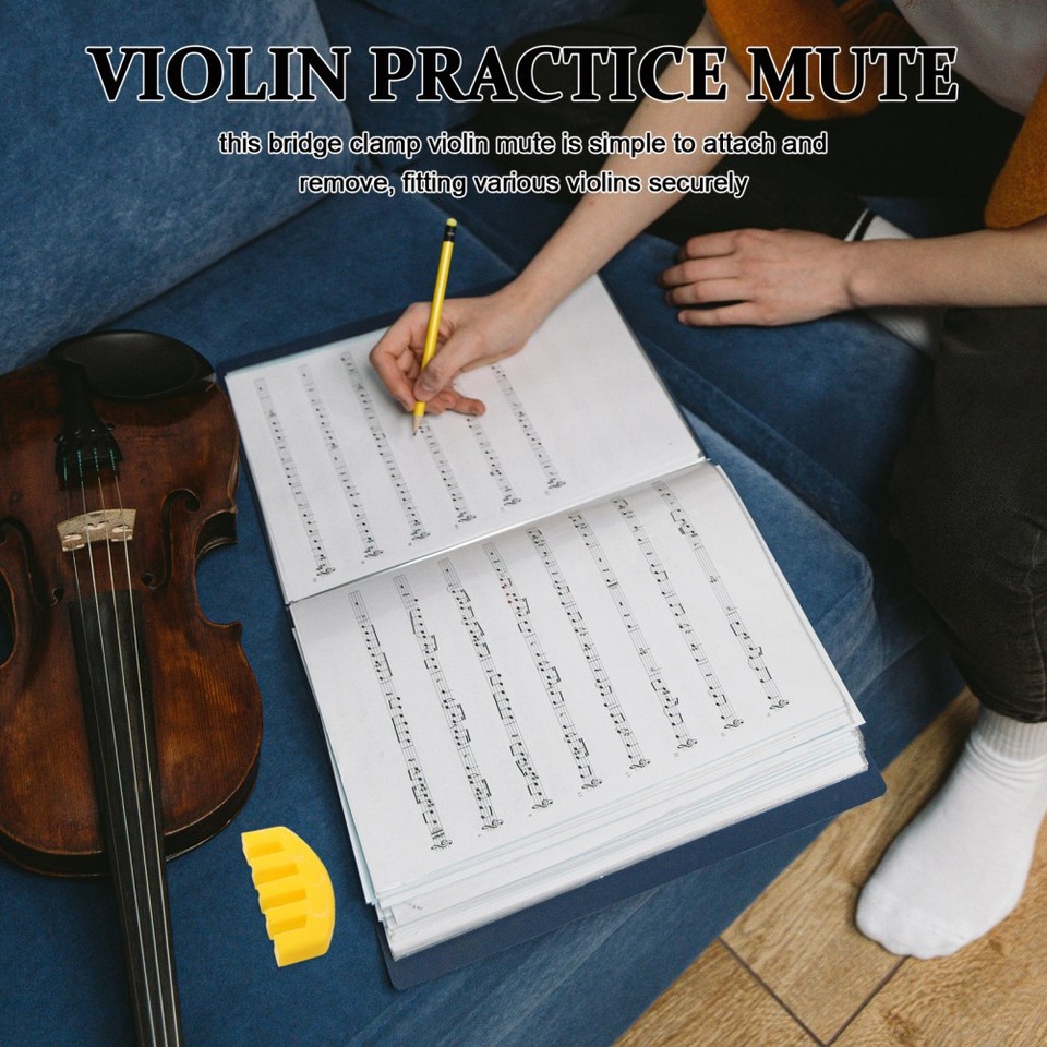 5pcs Viola Violin Mute: Violin Mute Volume Reducer - Claw Style Rubber ...