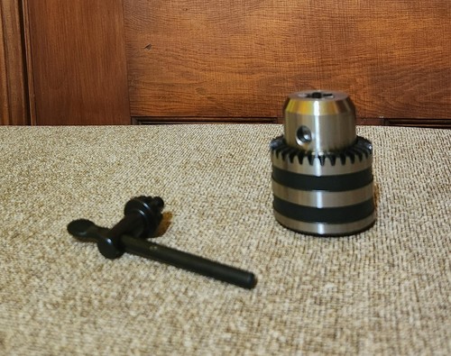 Drill Chuck with Key 1/32"-1/2" JT33 Open Box | eBay