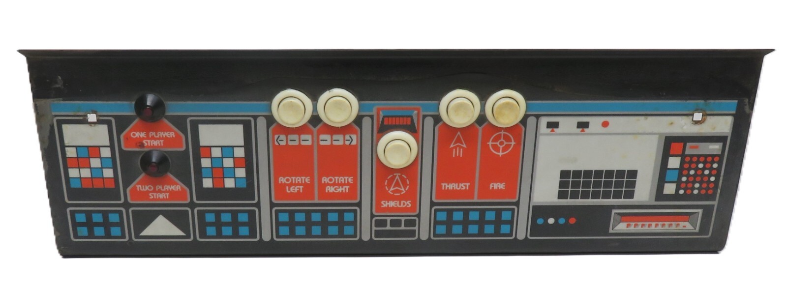 1981 Atari Asteroids Deluxe Complete Control Panel | eBay
