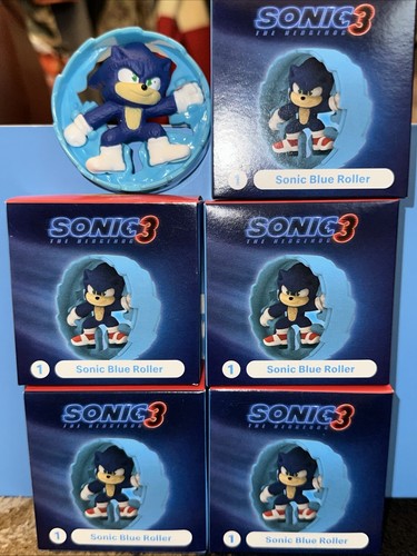 2024 McDONALD'S Sonic 3 Movie HAPPY MEAL TOYS Set Of 5 Sonic Figurines ...