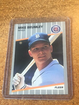 1989 Fleer Update Baseball # U-30 Mike Brumley | eBay