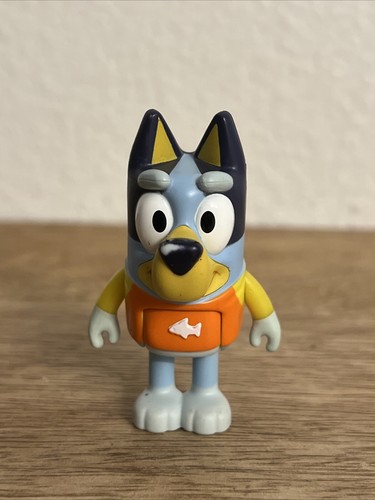 BLUEY Blue Healer Pup 2.5” Action Figure PVC Plastic Toy | eBay