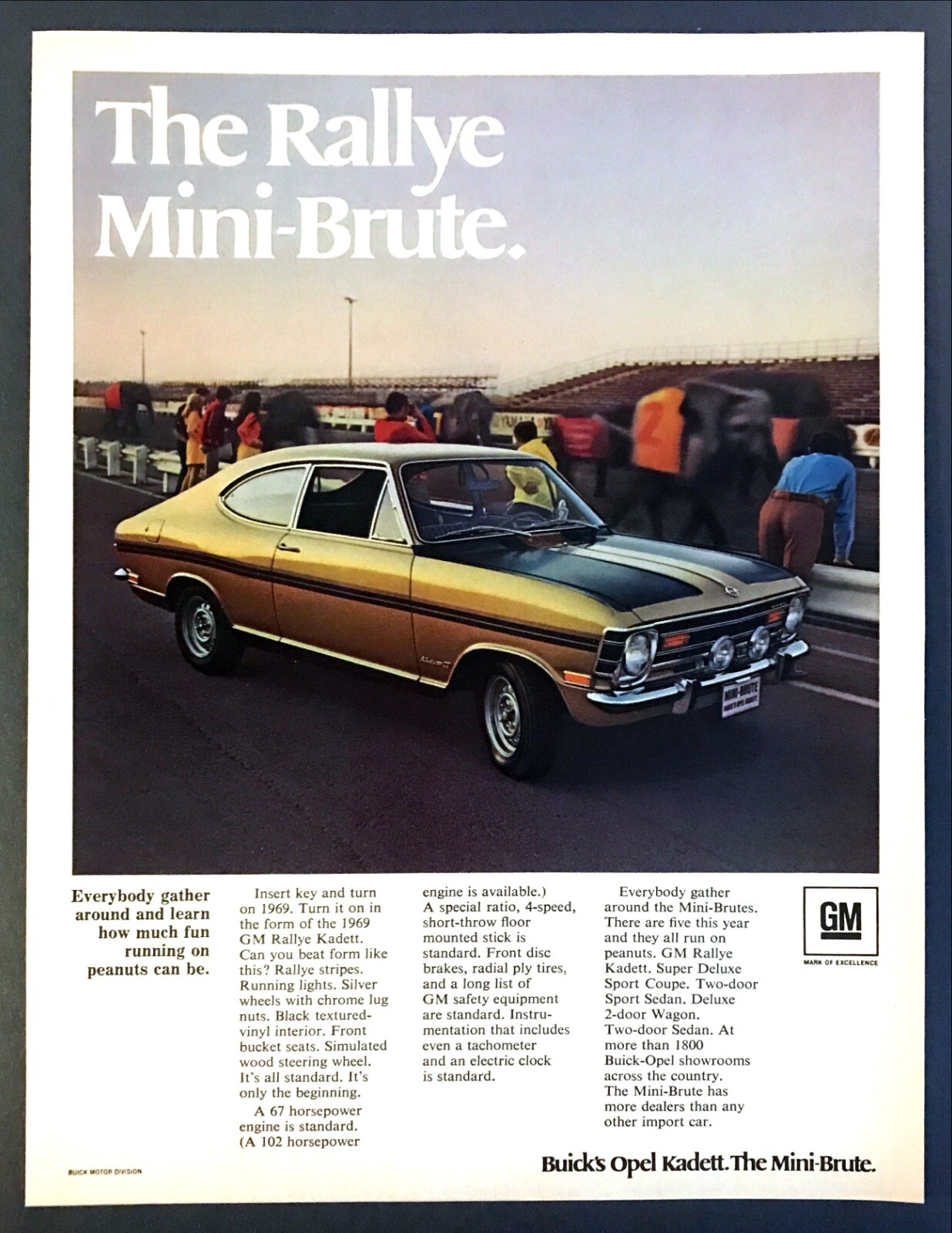 1969 Buick Opel Rallye Kadett Coupe photo "The Mini-Brute" vintage ...