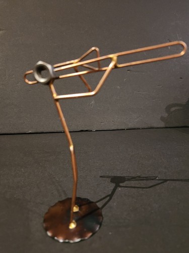 Marching Band Trombone Stickman Figurine Handmade Whimsical Character ...