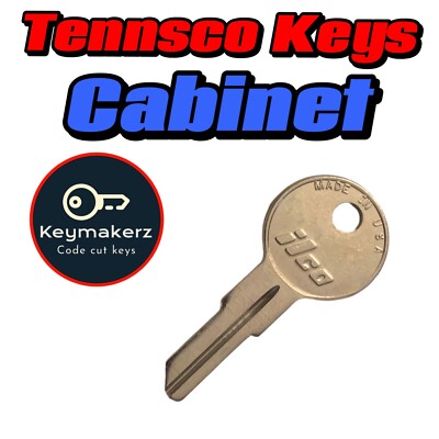 Tennsco Cabinet Keys Replacement Spare Key Made Cut to Code BP500-BP749 ...