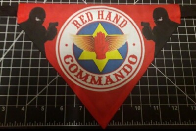 Red Hand dog bandana | eBay UK