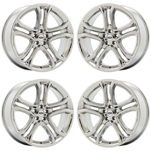 22" Ford Edge Lincoln MKX Bright Chrome wheels rims Factory OEM set ...