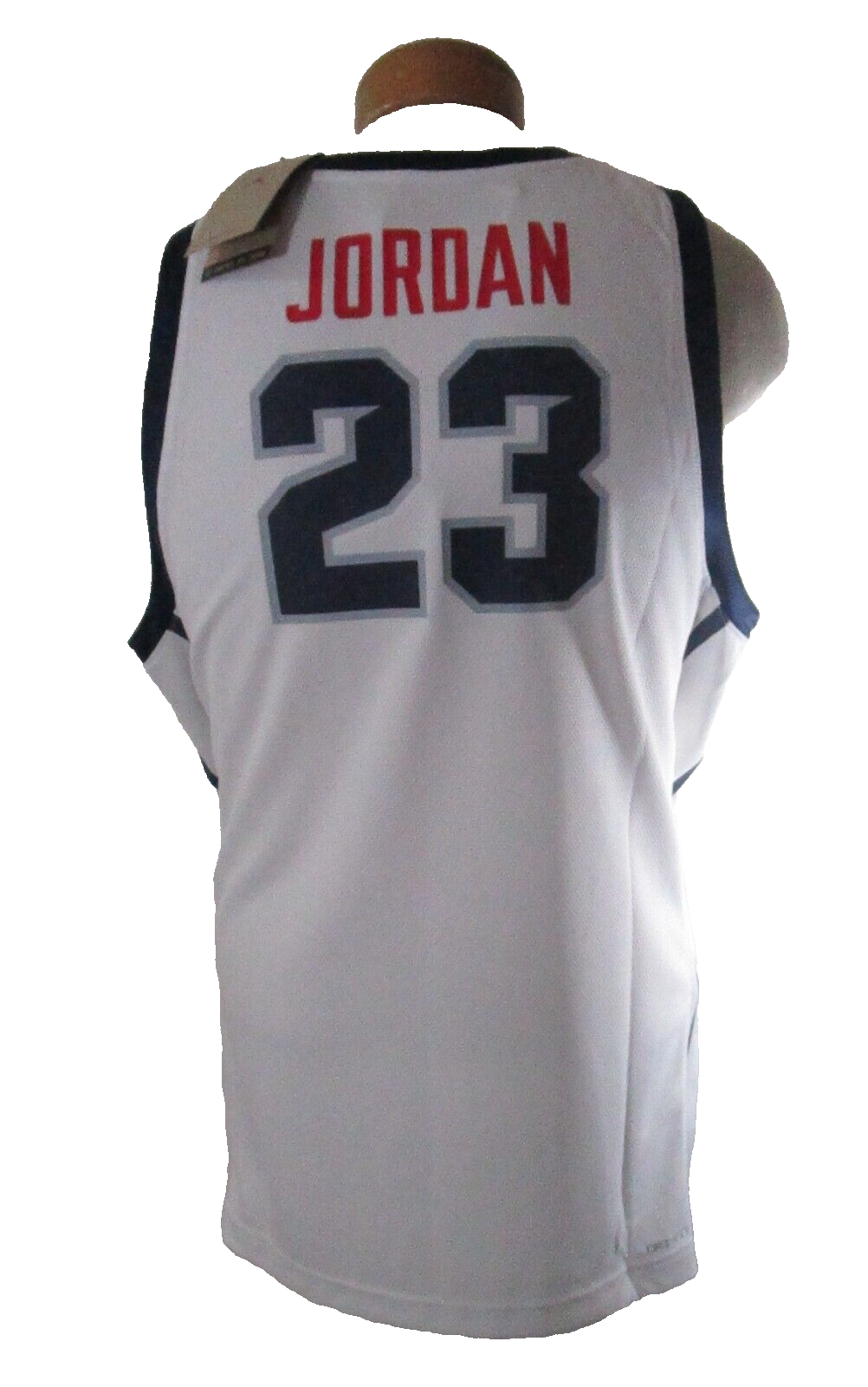 NWT Nike Howard Mens Michael Jordan College Basketball Jersey L White ...