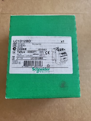 Schneider Contacteur LC1D12BD TeSys 035371 400V 12A bobine 24VDC | eBay
