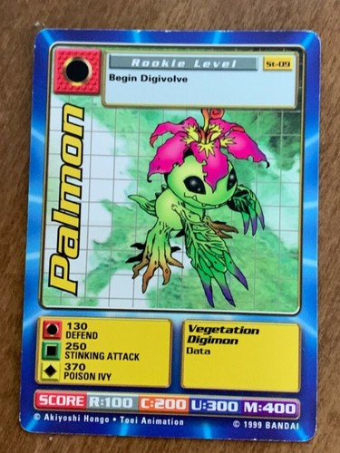 1999 Bandai Digimon Trading Card Palmon St-09 | eBay UK