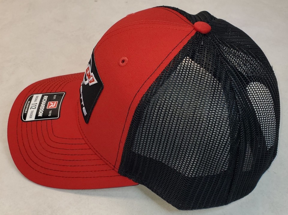Corvette C5 Patch Richardson 112 Trucker Hat Snapback Red/Black | eBay