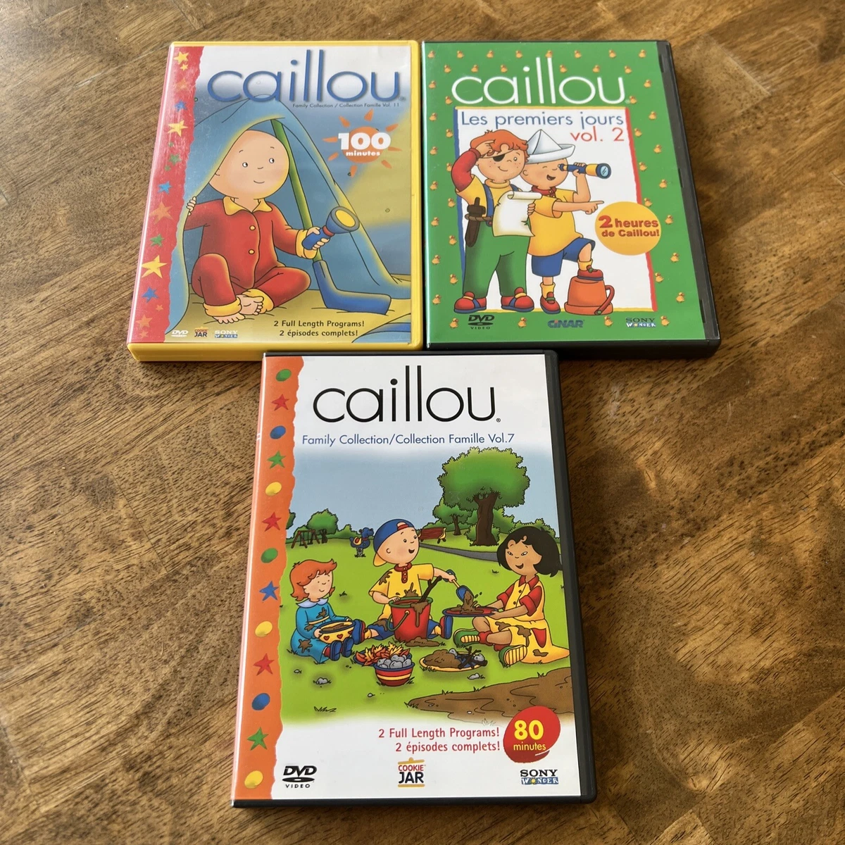Caillou Family Collection Vhs