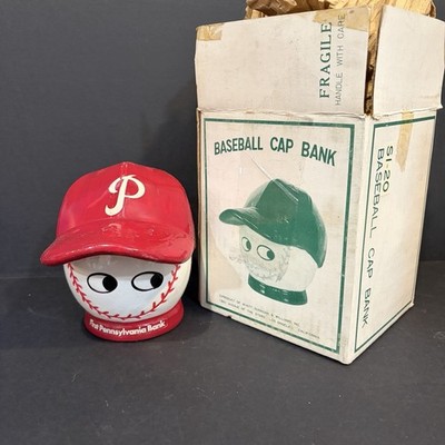 VTG First Pennsylvania Bank Philadelphia Phillies Ceramic Coin Baseball ...