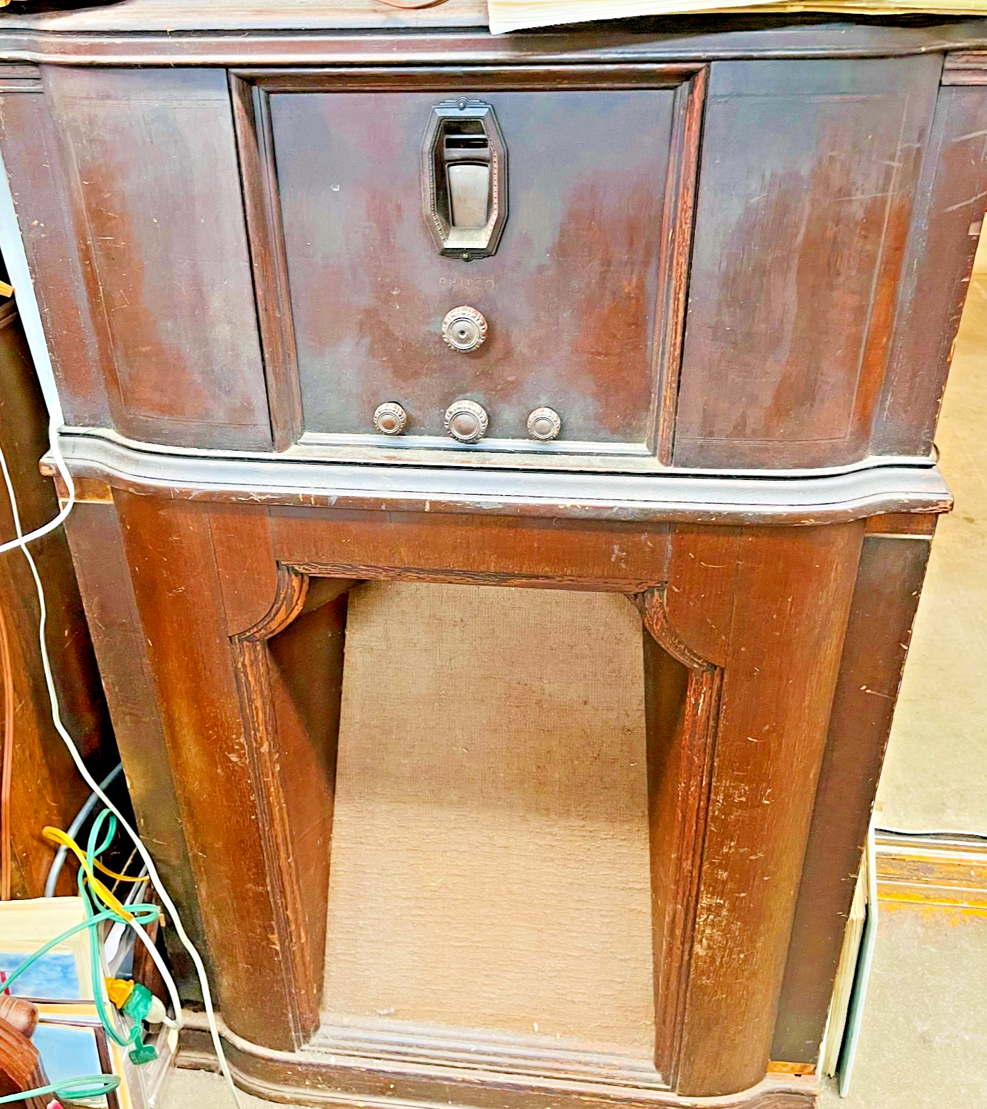 Philco Antique Radio, Model 15X, Shadow Meter, Golden Age of Radio ...