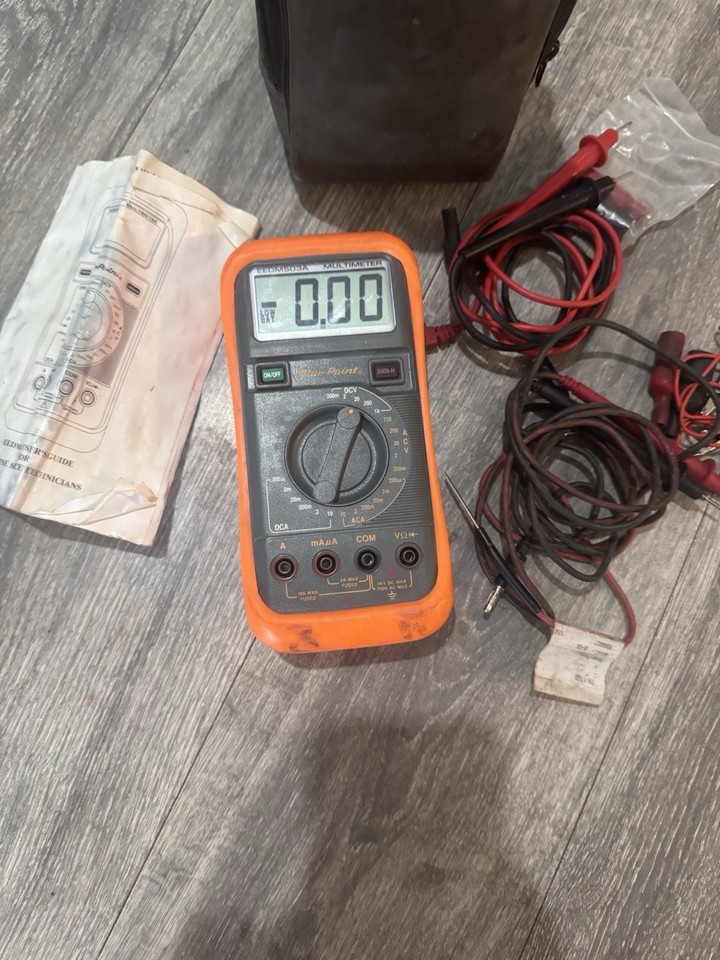 Snap-On EEDM503A Automotive Digital Multimeter Blue Point | eBay