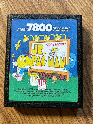 Please READ Atari 7800+ 2600+ JR PAC MAN Modern 2025 Cart | eBay