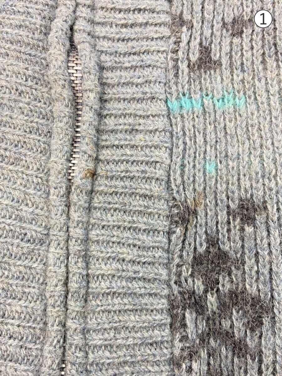 Sears Cardigan Vintage 60s Mohair Blend Zip (Thick SIZE: M Sears Cardigan Vintage 60s Mohair Blend Zip (Thick SIZE: M