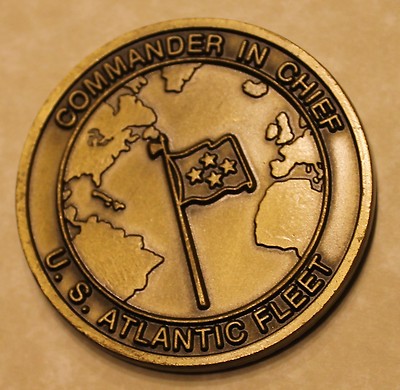 US Atlantic Fleet Commander In Chief Navy Challenge Coin | eBay