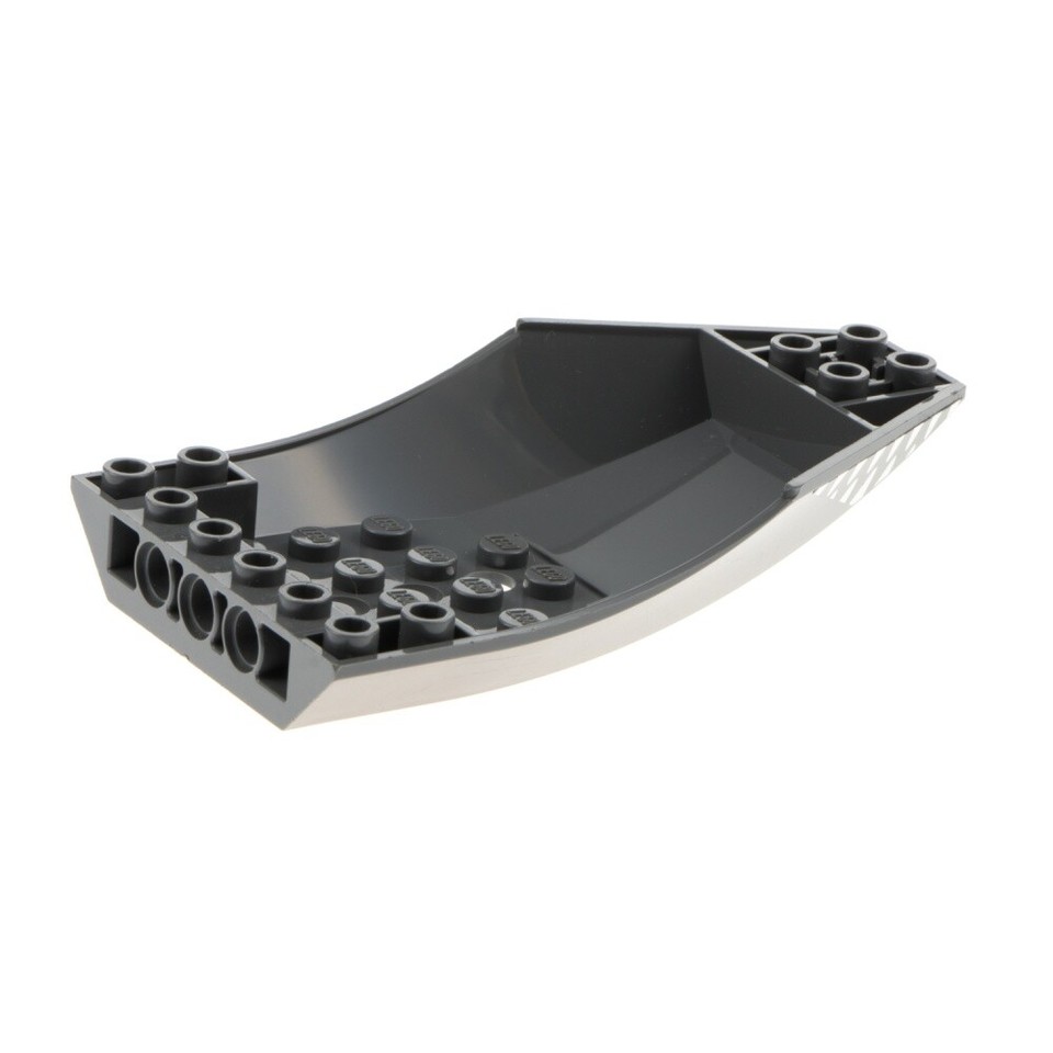 1x Lego Cockpit 10x6x2 Neu-Dunkel Grey Curved Pavilion Teeth 60067 ...