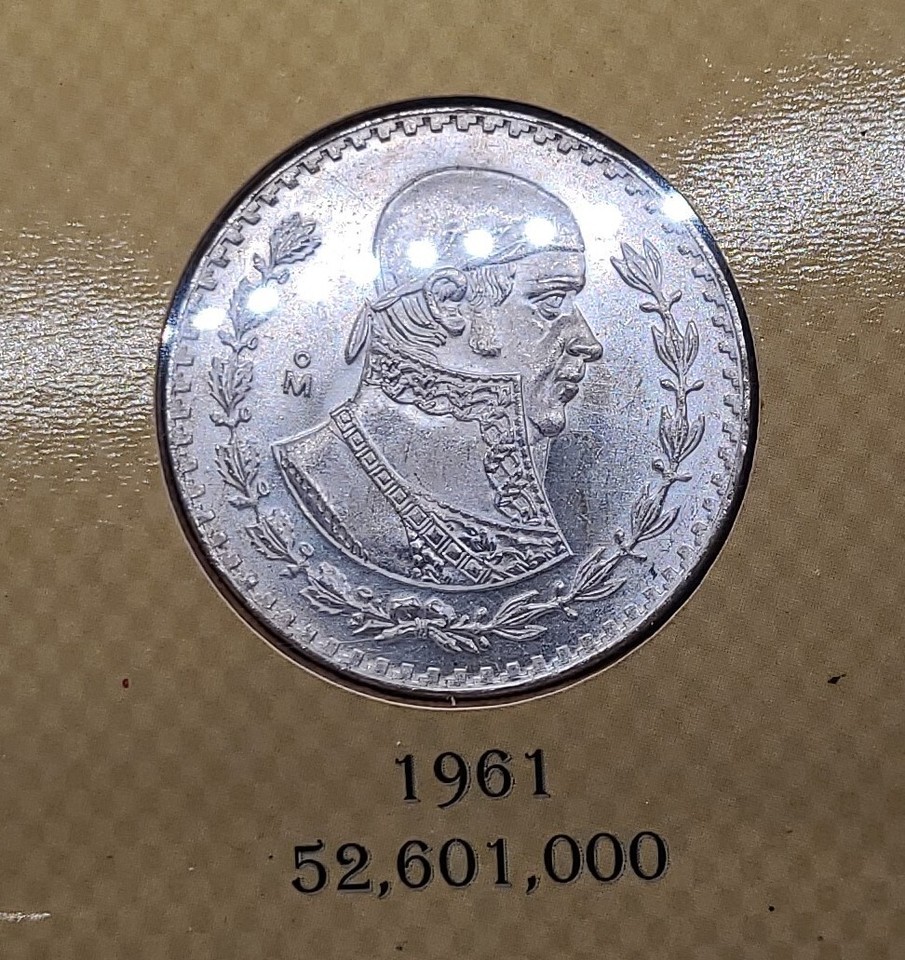 México Álbum de Monedas 1 Peso Silver Morelos Album CompleteOnly Only ...