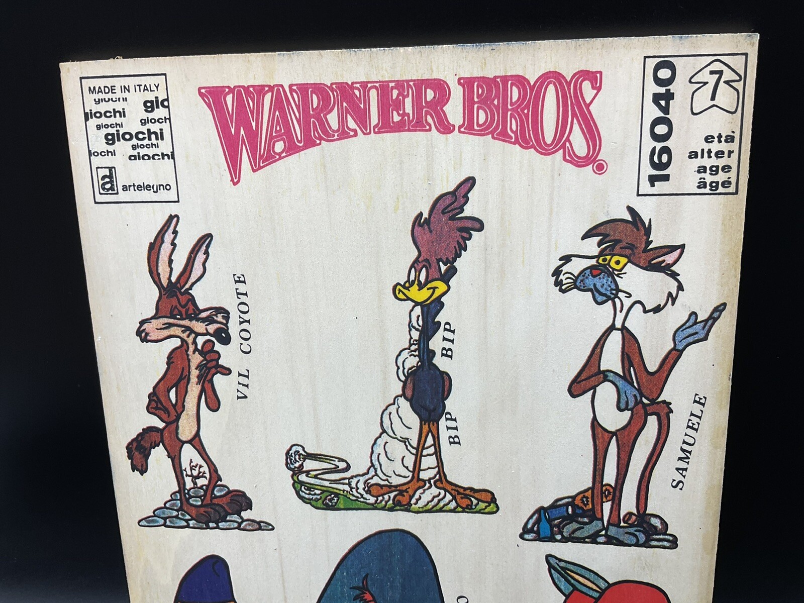 1970# Vintage HANNA & BARBERA WARNER BROS COLORFORMS PANELS WOOD ...