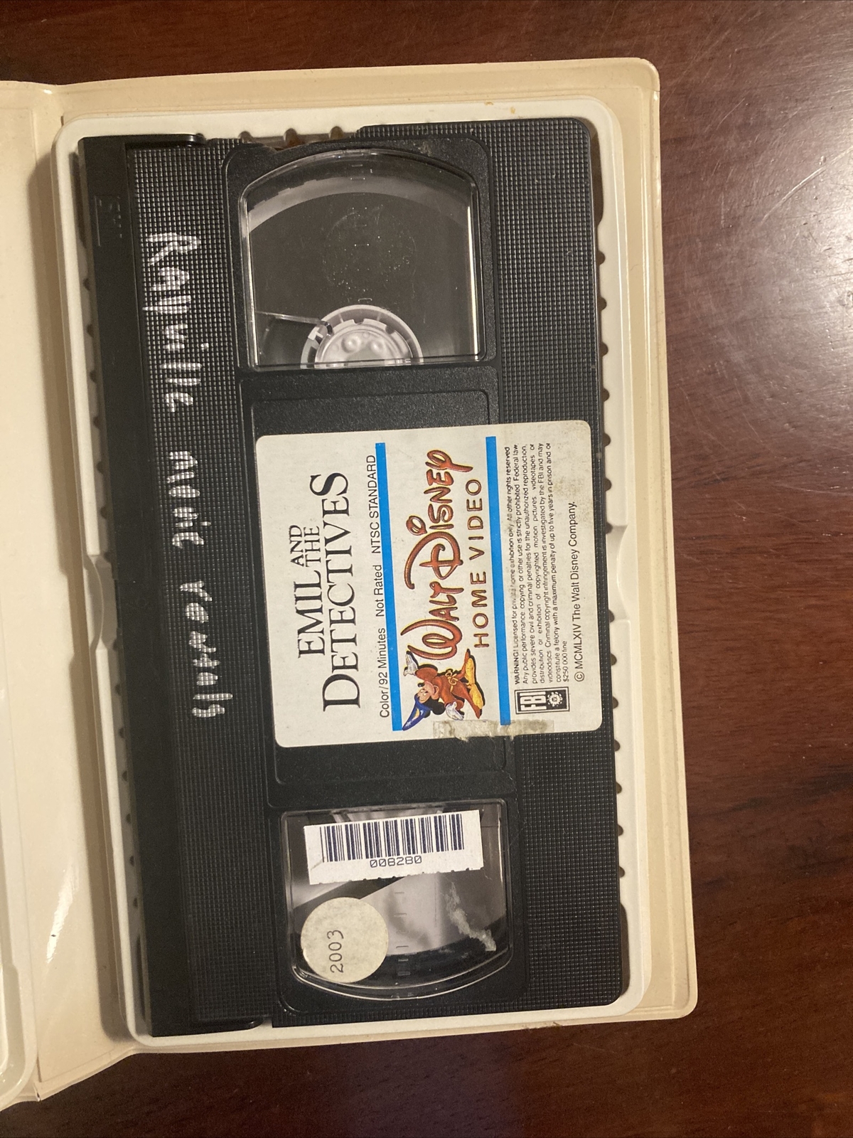 Emil and the Detectives rare vhs white clamshell case disney vintage | eBay