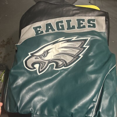 Philadelphia Eagles Leather Nacket XL | eBay