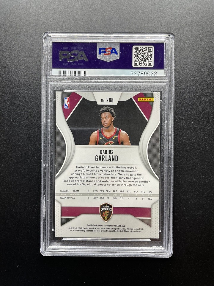 2019-20 Prizm Darius Garland Rookie PSA 9 Mint Cavs RC | eBay