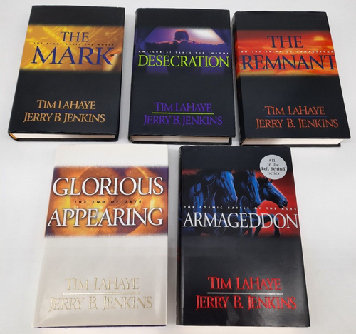 Lot of 5, Left Behind Series, Tim Lahaye, 8,9,10,11,12 Hardcover with ...