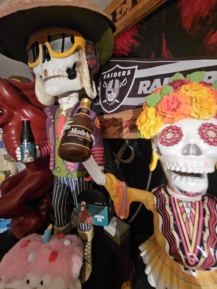 Modelo Beer Day Of The Dead Giant Bobblehead Statue RARE 24" tall rare ...