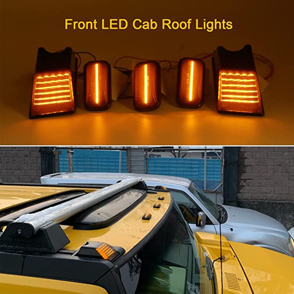 LED Cab Roof Lights Marker Top Lamps For 03-09 Hummer H2 / 07-09 Hummer ...