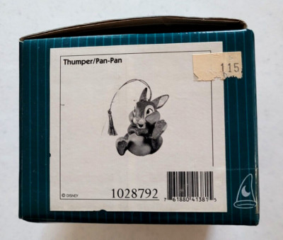 Vintage WDCC Thumper/Pan-Pan Ornament COA & Box NEW. Bambi Pin Included ...