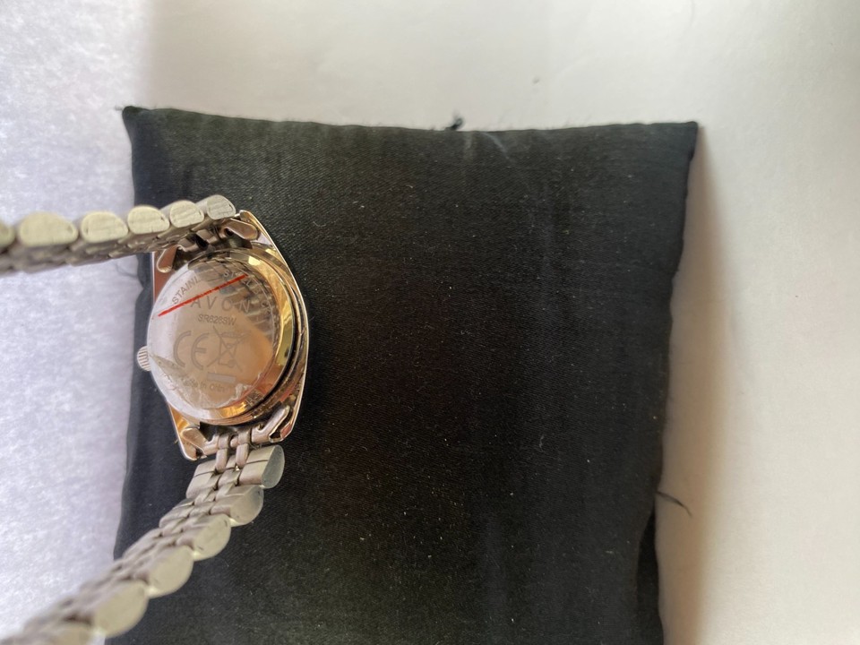 Avon Womens Quartz Pink Dial Bracelet Watch | eBay