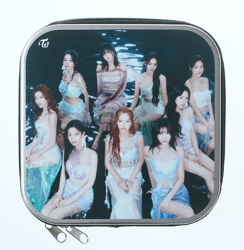 TWICE merchandise CD case DVD case (holds 20 discs) new photo K POP 5 ...
