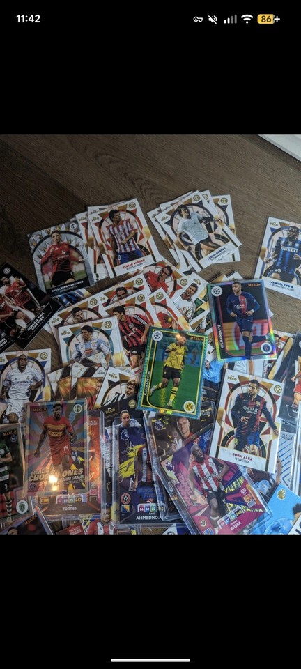 Job lot football trading cards x80 | eBay UK
