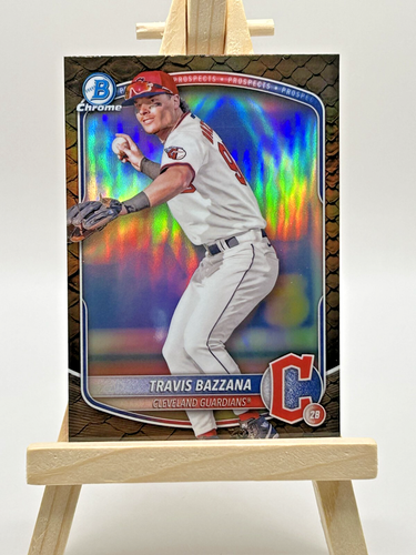 2025 Bowman Travis Bazzana Bowman Chrome Prospects Reptilian Refractor #BCP-131 | eBay