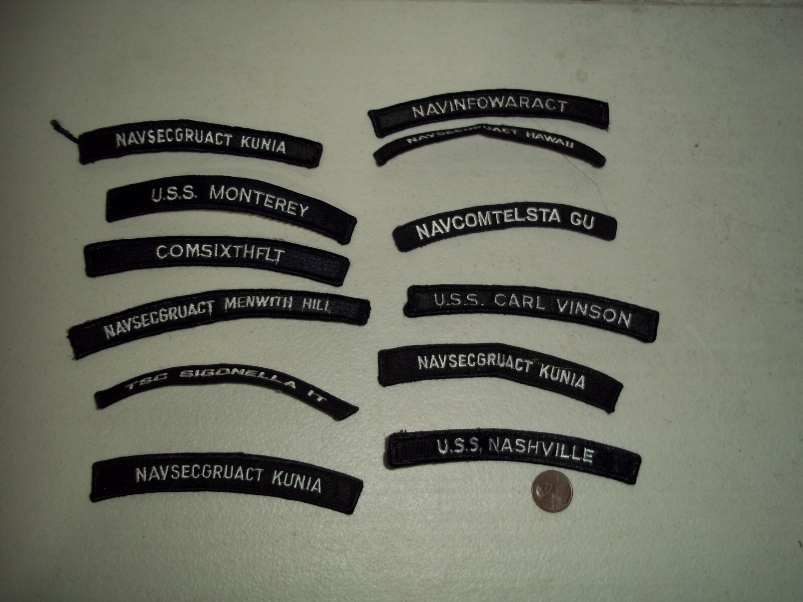 US NAVY SHOULDER STRIP PATCH LOT #1 | eBay