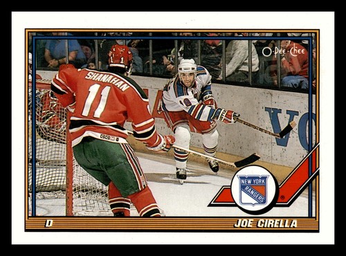 1991-92 O-Pee-Chee Joe Cirella #502 New York Rangers NM-MINT | eBay