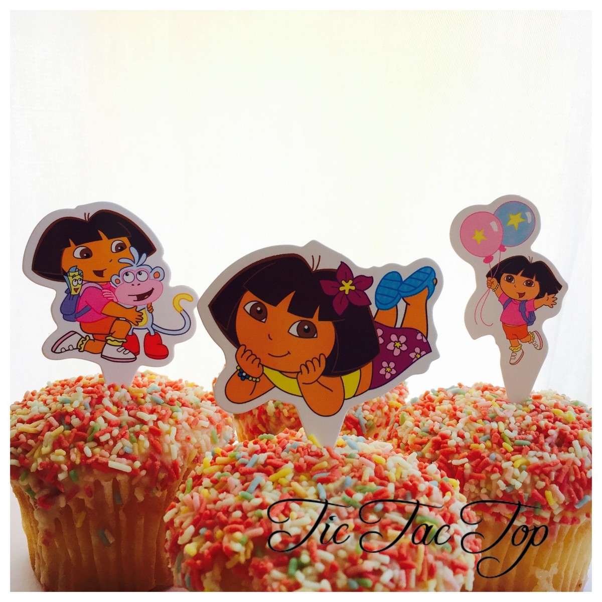 Dora Cake Toppers DORA THE EXPLORER Cake Toppers Edible Wafer Paper
