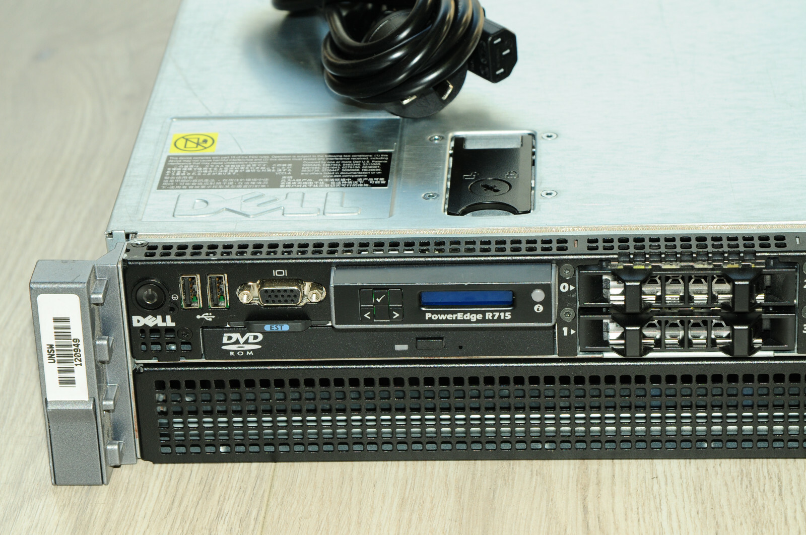 Dell PowerEdge R715 32 Core Server AMD Opteron 128Gb Ram 2x 300Gb HDD ...