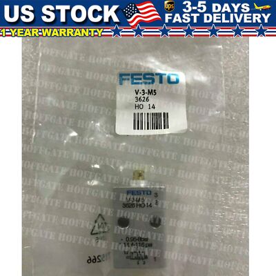 New Festo V-3-M5 3626 Stem actuated valve | eBay