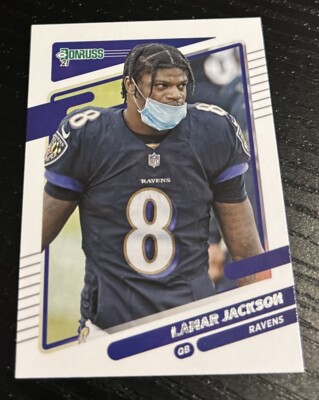 2021 Panini Donruss Lamar Jackson Mask Variation | eBay