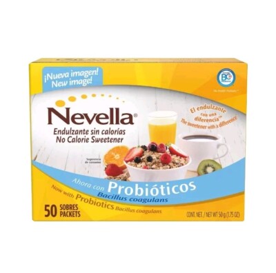 Nevella Zero Calorie Sweetener with Probiotics - 50 Count | eBay