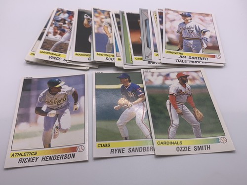 Lot 40 1990 Panini Baseball Stickers | eBay