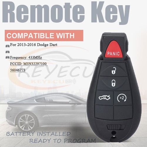 5B for Dodge Dart 2013 2014 2015 2016 Smart Remote Key Fob M3N32297100 ...