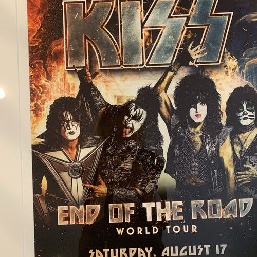 KISS Signed Framed Lithograph Poster End Of The Road Tour Ultimate VIP ...