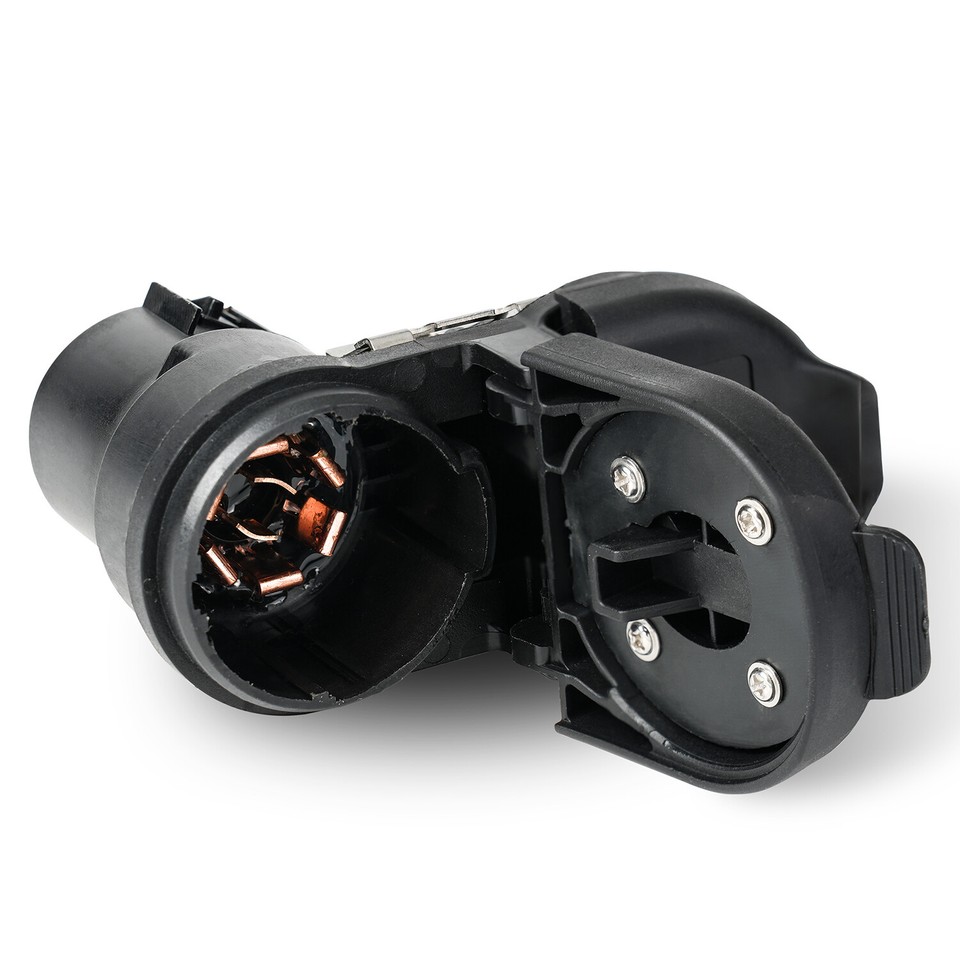 Trailer Brake Harness Towing 7-Pin Round / 4-Pin Flat Plug Connector ...