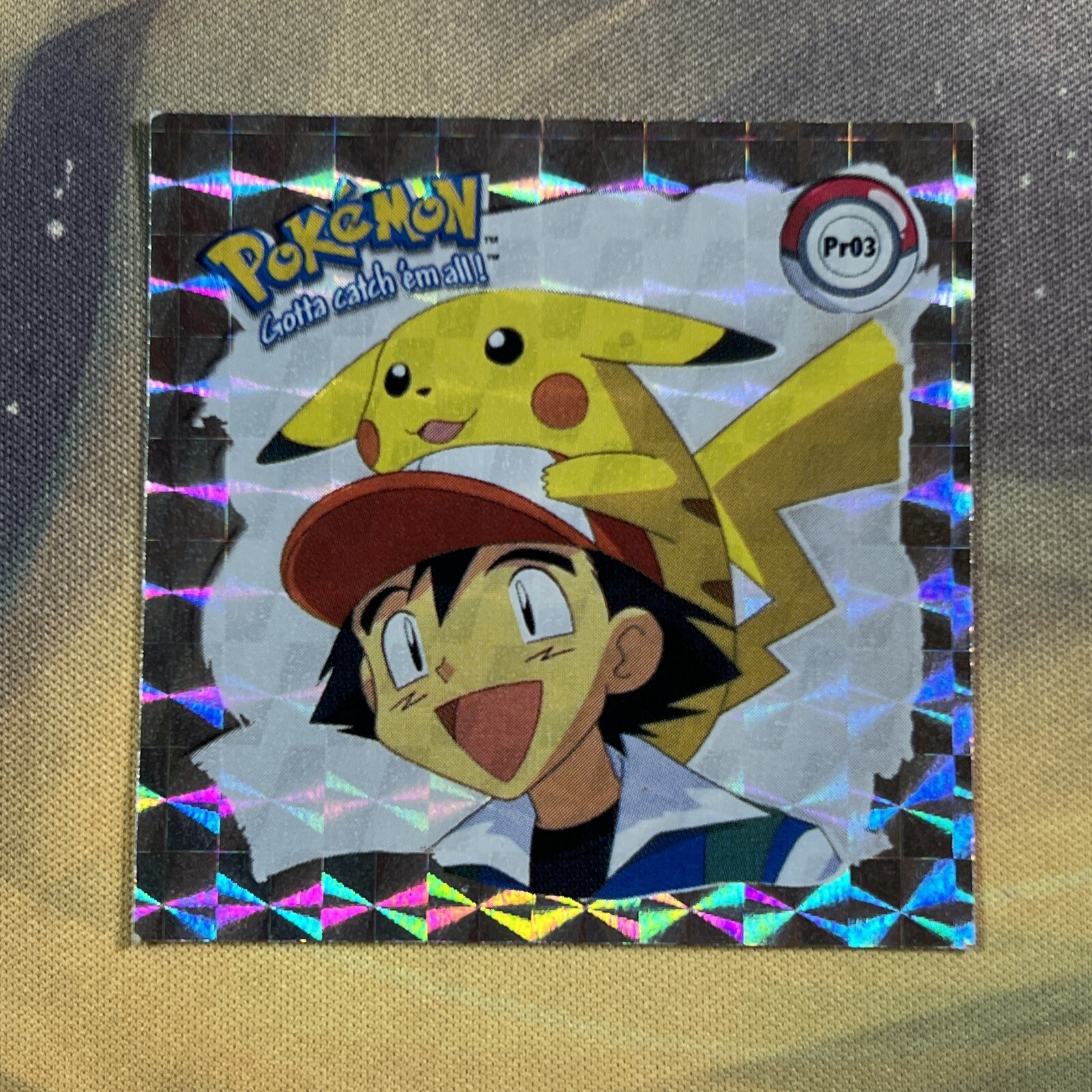 Pokemon Pikachu and Ash Stickers Series 1 Prizm Pr03 Artbox 1999 | eBay