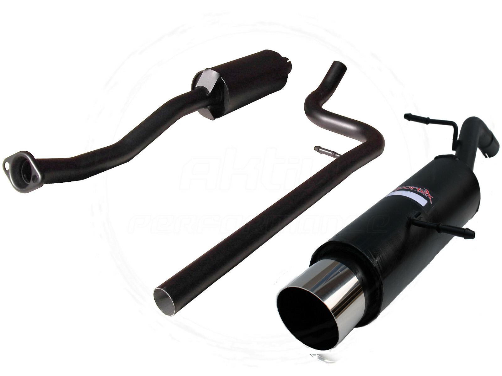 Sportex Citroen C2 performance exhaust system 1.1i, 1.4i, 1.6i 2003 ...
