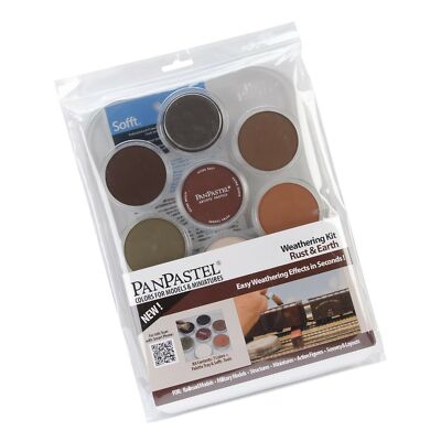 Colorfin PanPastel Ultra Soft Artist Pastel Set, 9ml, Weathering, Rust ...